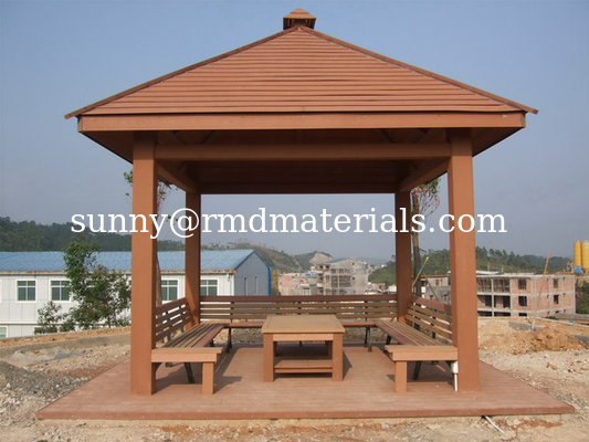 Renewable sources wpc cheap pergola modern pergola wood pergola 4m*4m supplier