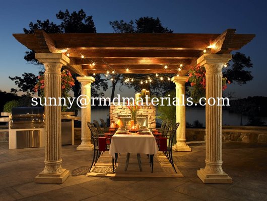 Weathering resistance plastic wood pergola modern pergola cheap pergola supplier