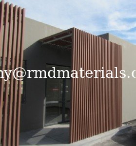 Wall panel decorative wood plastic composite exterior wall cladding 174*21(RMD-15) supplier