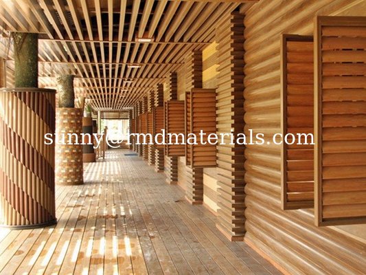 Composite Decking and Railing system with privacy wall and door  600*420 supplier