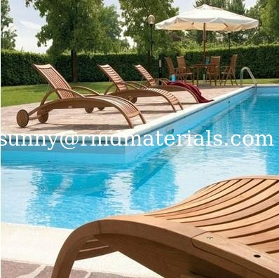 Waterproof sauna WPC chair homedics massage chair restaurant dining table and chair72*22 supplier