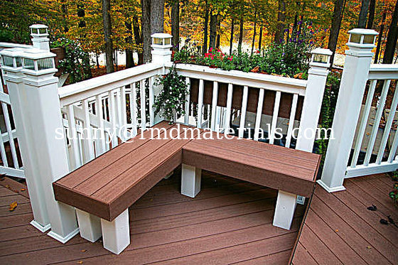 Best selling UV resistant WPC garden furniture for sale/composite deck bench supplier