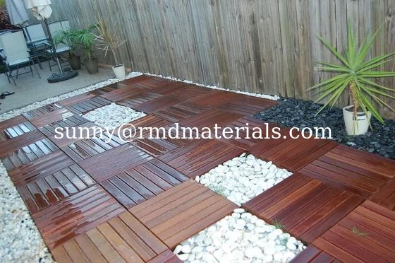 colorful DIY tiles Anti-UV outdoor wpc wood plastic composite DIY  (RMD-D8) supplier