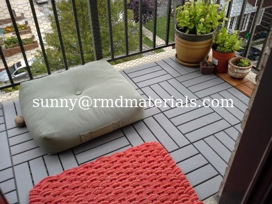 non-slip bathroom floor DIY tiles outdoor floor tiles wooden decking tiles (RMD-D6) supplier