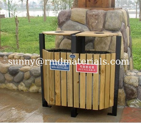 Environmental WPC square dustbin RMD-D1 supplier