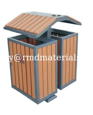 WPC wood plastic composite waste bins RMD-D3 supplier