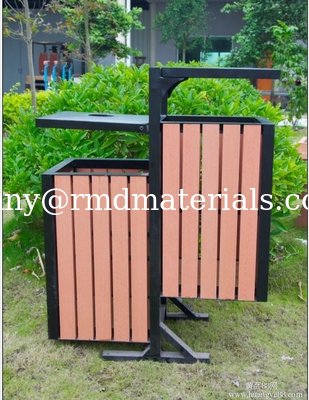 Outdoor non fading wpc recycle bin RMD-D4 supplier