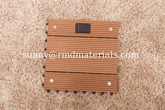 Wpc decks with solar light supplier