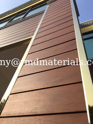 WPC wall panel with aluminum cover new design supplier