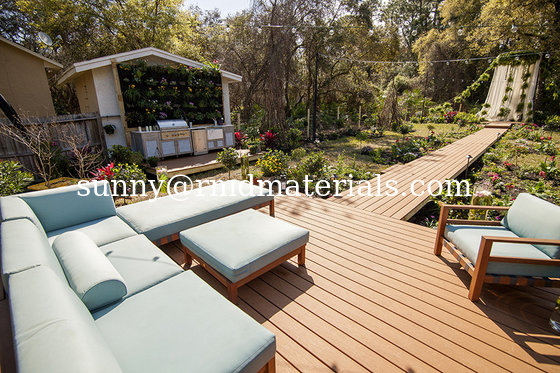 Durable and Cheap Plastic Wood WPC Composite Hollow and Solid Outdoor Decking Brown supplier