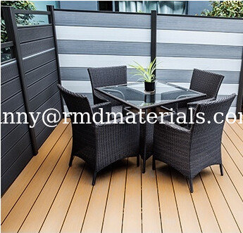 Chinese Publich Park WPC Fence and Decking For Water gallery pavilion supplier