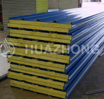 PLC Control 3-6m/min Sandwich Panel Machine , Roll Forming Equipment with 32 Forming Stations