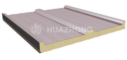 Insulated Color-Steel Pu Sandwich Panel Production Line For Roof / Wall Panel With 4-6m/Min