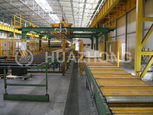 0.3-0.6mm Painted Steel Sandwich Panel Machine ,150mm Diameter Roller Sandwich Production Line