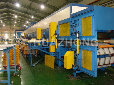 Colored  Steel EPS Sandwich Panel Production Line for 0.3-0.8mm Thickness