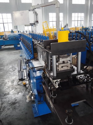 142mm rolling shutters door forming machine with 5-15m/min speed PLC control,include punching
