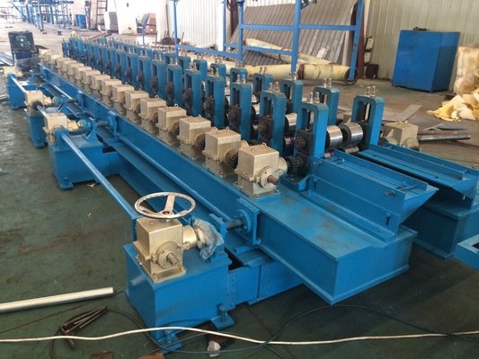 Anti-fire Cold Roll Forming Machine , Door Frame Forming Machine PLC Control with Touch Screen