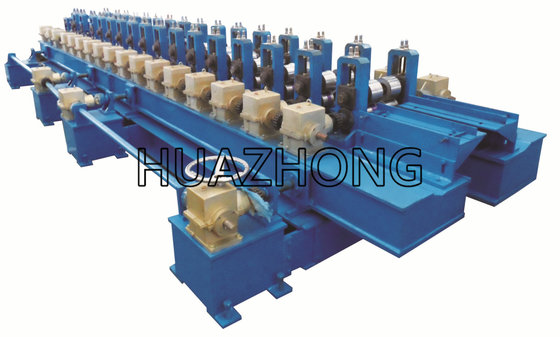 Full Automatic  Door Frame Roll Forming Machine , Roll Forming Line With 20 Stations