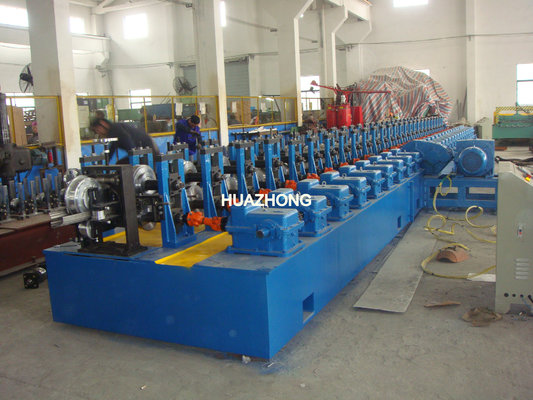 15KW automatic  KFC Door Frame Roll Forming Machine with 3 tons uncoiler for0.8-1.0mm thickness