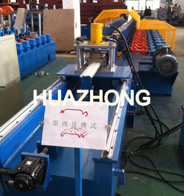 5.5KW Galvanized Sheet Forming Machine , Hydraulic Station Profile Roller Machine