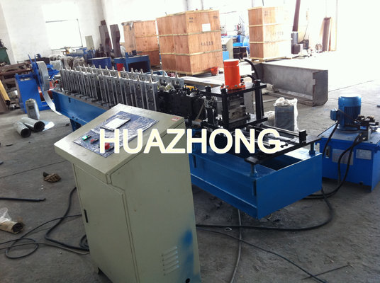 5.5KW 380V 50HZ Roll Shutter Door Forming Machine , 2 Tons Door Making Machine