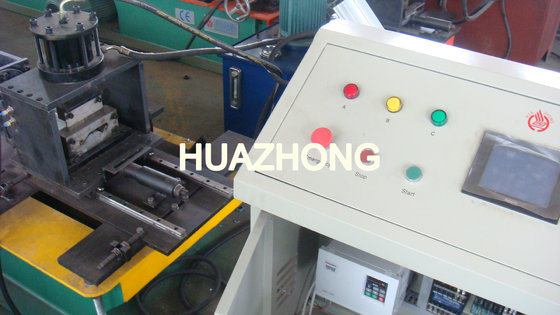 5.5KW automatic curved rolling shutter door forming machine for 85mm with micro perforation for 80mm width