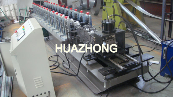 128.5mm automatical shutters door Forming Machine with perforation for 0.7~0.9mm steel with 7.5KW
