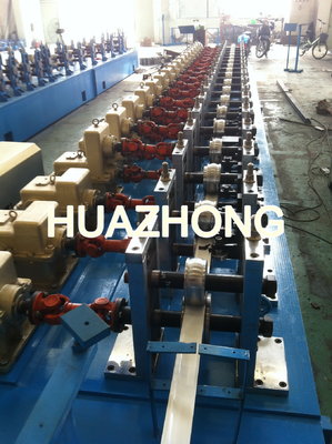 high quality 45mm rolling shutter slat forming machine for 0.22 - 0.35mm Thickness aluminum Material blue colour