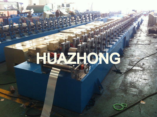 Fast 45mm rolling shutter slat forming machine for 0.22 - 0.35mm Thickness aluminum Material