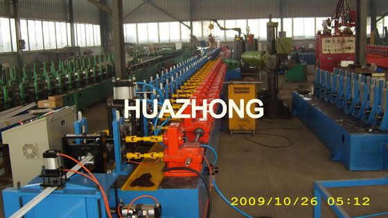 high quality 45mm rolling shutter slat forming machine for 0.22 - 0.35mm Thickness aluminum Material blue colour