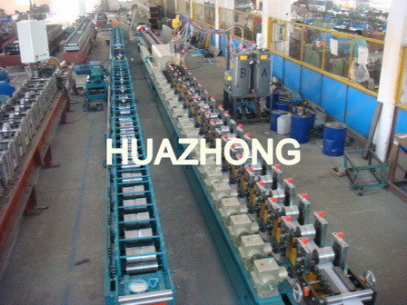 2 Tons 15-30m/min Forming Speed Rolling Shutter Machine GCr15 Steel Roller Material
