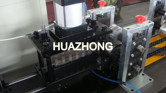 45mm rolling shutter slat forming machine for 0.22 - 0.35mm Thickness  high speed punching system