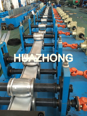 Fast 125mm rolling shutter slat forming machine for 0.4 - 0.5mm Thickness aluminum Material PLC control