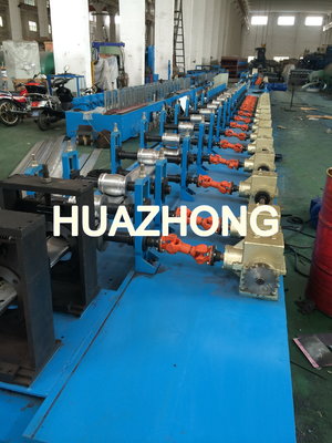 Fast 125mm rolling shutter slat forming machine for 0.4 - 0.5mm Thickness aluminum Material PLC control