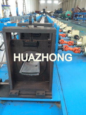 Fast 125mm rolling shutter slat forming machine for 0.4 - 0.5mm Thickness aluminum Material PLC control