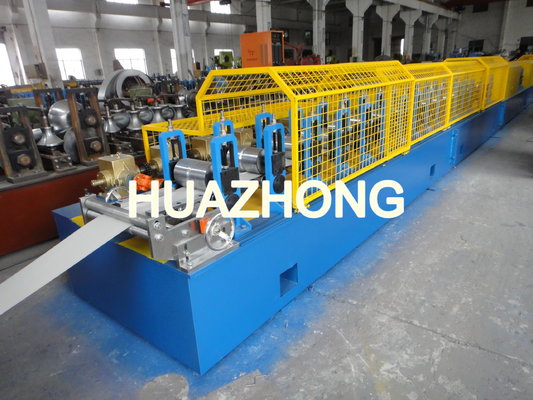 2 Tons Rolling Shutter Strip Making Machine Forming Speed 15-30m/Min With Pneumatic Servo Flying Saw Cutting