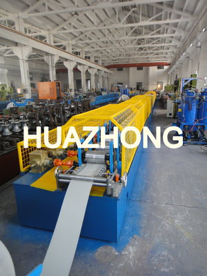 2 Tons Rolling Shutter Strip Making Machine Forming Speed 15-30m/Min With Pneumatic Servo Flying Saw Cutting