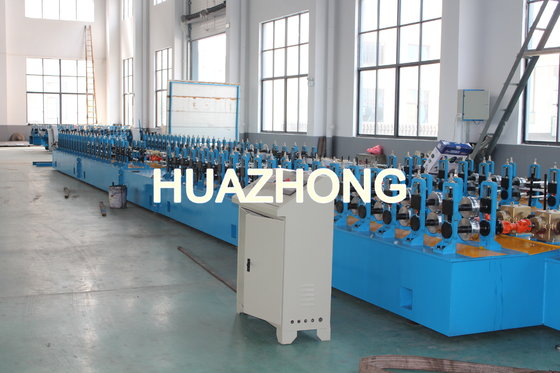 2 Tons Rolling Shutter Strip Making Machine Forming Speed 15-30m/Min With Pneumatic Servo Flying Saw Cutting