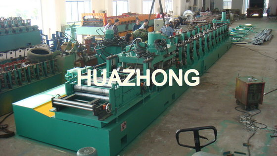 35kw 18 Tons Galvanized Steel Guardrail Roll Forming Machine For 600mm Coil Width
