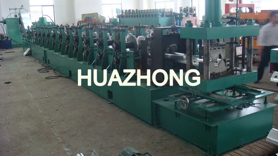 35KW 380V 50Hz Guardrail Roll Forming Machine for 300mm Effective Width with 5-10m/min Speed