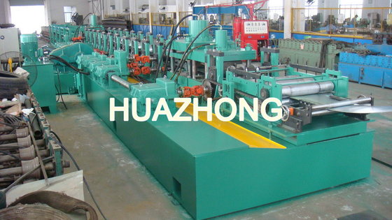 3 Curvature PLC Automatic Guardrail Forming Machine With 100mm Shaft Diameter , Roll Forming Equipment