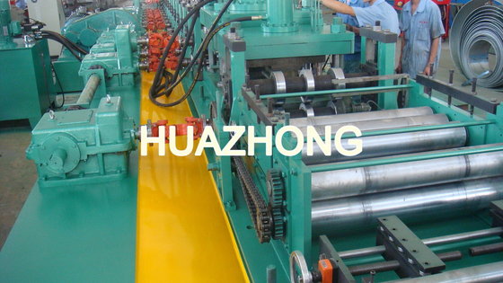 35kw 18 Tons Galvanized Steel Guardrail Roll Forming Machine For 600mm Coil Width