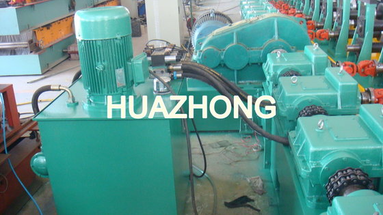 35kw 18 Tons Galvanized Steel Guardrail Roll Forming Machine For 600mm Coil Width