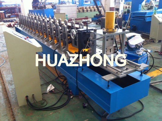 0.8mm Cold Rolled Sheet ' V ' Struct Stiffener Custom Roll Forming Machine For 775mm Width