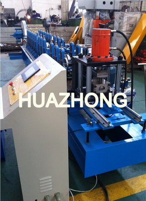 100mm Track Rail Metal Roll Forming Machines For 2 Inch Channel With 3kw Hydraulic Power