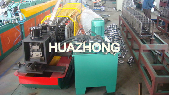 7.5KW 1.5~2.5mm Thickness Track Rail Sheet Metal Roll Forming Machines 2 Tons