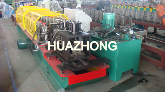 7.5KW 1.5~2.5mm Thickness Track Rail Sheet Metal Roll Forming Machines 2 Tons