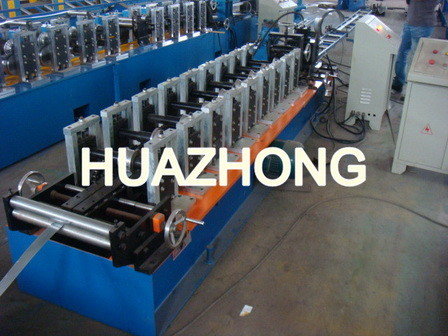 5.5kw T Bar Light Keel Roll Forming Machine Plc Control System For Shutter Door / Garage Door