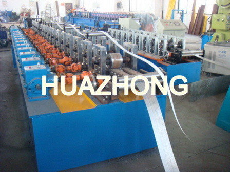 5.5kw T Bar Light Keel Roll Forming Machine Plc Control System For Shutter Door / Garage Door