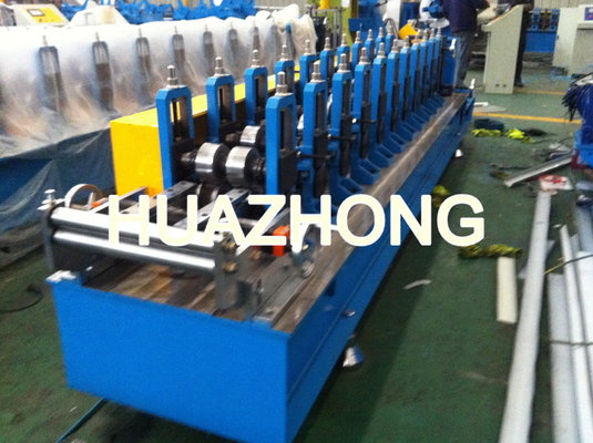 5.5kw T Bar Light Keel Roll Forming Machine Plc Control System For Shutter Door / Garage Door
